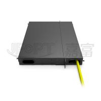China LC G652D 96 Core MPO Module Box Rack Mount Fiber Patch Panel 1U High Density Data Center for sale
