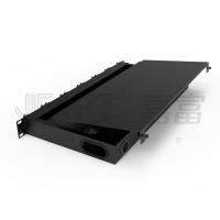 China 1U 144 Core MPO High Density Fiber Optic Patch Panel 19 Inch Rack Mount LC Quad for sale