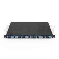 China 1U MPO-LC G657A1 144 Cores High Density Fiber Optic Patch Panel Cold Rolled Steel for sale