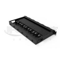 China 1U MPO-LC G657A1 144 Cores High Density Fiber Optic Patch Panel Cold Rolled Steel for sale