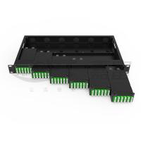 China High-density Modular Chassis For LC Quadruple Adapter MPO SM SL 144-core MPO-LC Patch Panel Fusion-free Module Box for sale