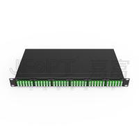 China High-density Modular Chassis For LC Quadruple Adapter MPO SM SL 144-core MPO-LC Patch Panel Fusion-free Module Box for sale
