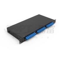 China Cold Rolled Steel Fiber Patch Panel 24 Fibers 19 Inch Rack Mount 12 Slots Tray SC LC FC ST Fixed ODF for sale