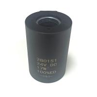 China 280151 280153 Solenoid Valve Coil 24V 17W 27W Solenoid Valve Coil for sale