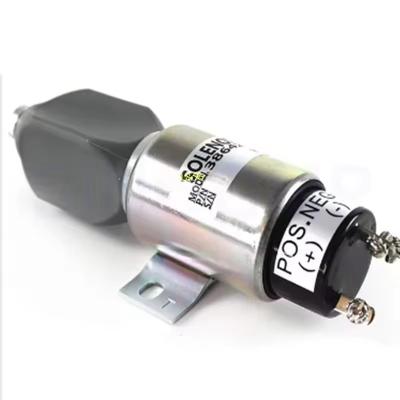 China 4BT 4B3.9 Engine 24V Fuel Shutoff Solenoid Valve 386-4274 3864274 For  CAT E320 E200B Excavator for sale