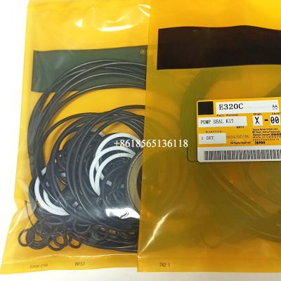 China SBS120 E320C Hydraulic Pump Seal Kit for CAT320C Excavator Main Pump Oil Seal Repair kit for sale
