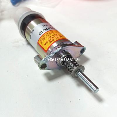 China Fuel Shutoff Solenoid 155-4653 24V 155-4564 12V for  306 E330/330B/330C for sale