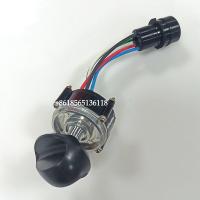 China 163-6710 1636710 Round Plug Throttle Knob Fuel Dial Switch For E312 E320 E320V2 Rotary Switch Excavator Parts for sale