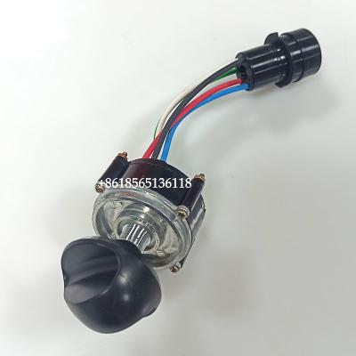 China 163-6710 1636710 Round Plug Throttle Knob Fuel Dial Switch For E312 E320 E320V2 Rotary Switch Excavator Parts for sale