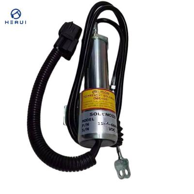 China 24V 11N6-66090 Stop Solenoid Valve Excavators R210LC-7H R220LC-7H for sale