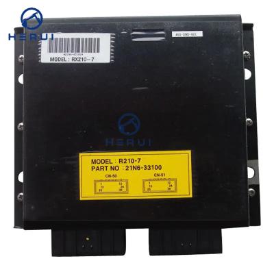 China Computor Board Electric Box 21N6-33100 Controller With Programmed R210LC-7 Excavator For Hyundai for sale