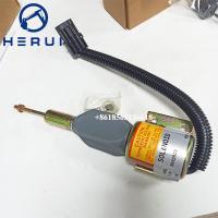 China 3932530 3932529 Solenoid For R220-5 R210-3 Flameout Solenoid Valve Fuel Stop Valve for sale