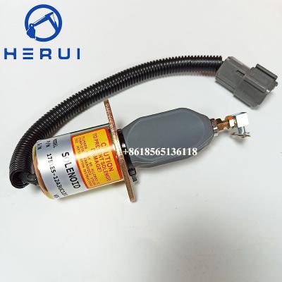 China 1751ES-12A3UC12B1S 12V Fuel Shut Off Solenoid 129953-77811 For 4NTE94 Engine R60-5 R210-5 SA-4673-S for sale