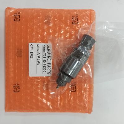 China 723-40-91200 7234091200 Excavator Main Relief Valve For Komatsu PC200-7 PC200-8 Excavator Relief Valve for sale