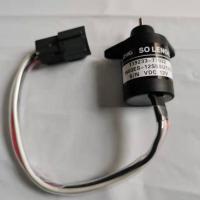 China 12V Engine Fuel Shut Off Stop Solenoid Valve 119233-77932 119233-77931 1503ES-12S5SUC12S for  Tractor Yanmar for sale