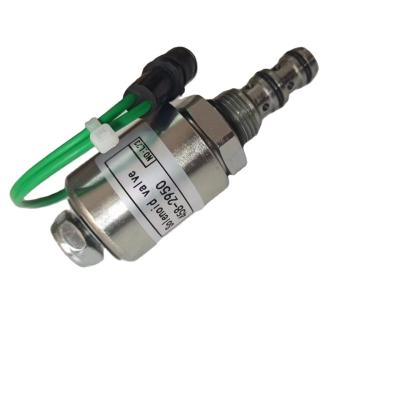 China Excavator 24V Solenoid Valve 458-2950 186-1525 1861525 4582950 for 12H 120H 135H 140H 143H 160H Excavator Parts for sale