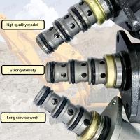 China Excavadora Solenoide Solenoid Valve Coil Block Set Excavator Solenoid Valve for  Hyundai  Hitachi Doosan for sale