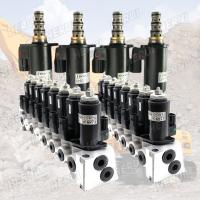 China Excavadora Solenoide Solenoid Valve Coil Block Set Excavator Solenoid Valve for  Hyundai  Hitachi Doosan for sale
