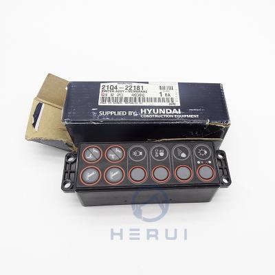 China 21Q422181 21Q4-22181 Excavator Headlight Switch Controller for R220-9 R320-9  Control Panel Switch Excavator Parts for sale