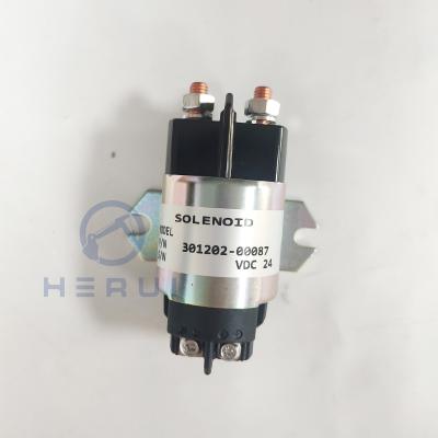 China Excavator Starter Relay 24V 301202-00087 VOE30120200087 for Excavator MK5543443 Starter Relay DL200 DL250 DL300 for sale