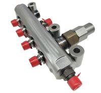 China Genuine CAT320D C6.4 32F61-50900 Fuel Common Rail Assy 4383416 3586634 for  Excavator E320D 438-3416 358-6634 for sale
