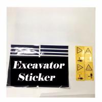 China For Sumitomo Hitachi   Komatsu Excavator Complete Sticker Set SH80-3 SH120-3 SH200 EX120 E312 EC210 PC220-8 for sale