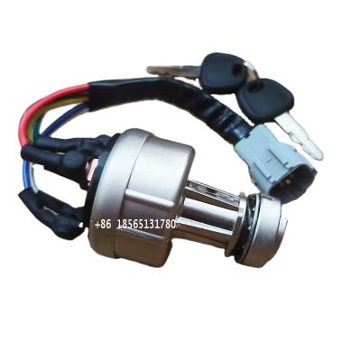 China High Quality Ignition Switch 2 Keys 4TVN94 for Yanmar Hyundai Excavator R55-7 R60-7 Excavator Engine  Parts for sale