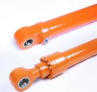 China Excavator Hydraulic Boom Bucket Arm Cylinder and piston rod for sale