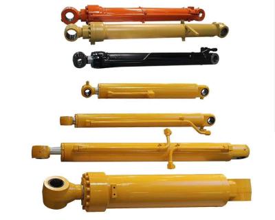 China Excavator Hydraulic Boom Bucket Arm Cylinder and piston rod for sale
