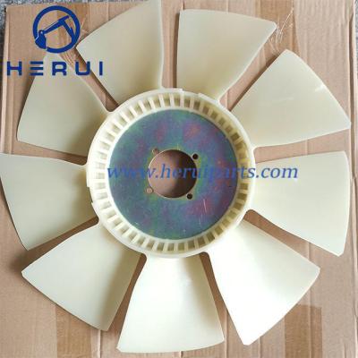 China 14505630 VOE14505630 EC210B Engine Fan Blade 4 Holes 9 Blades for  Excavator Cooling Part for sale