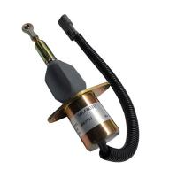 China 24V 6D114E Engine 6743819141 Stop Solenoid for Komatsu PC300-7 PC360-7 Shut Off Solenoid 6743-81-9141 for sale