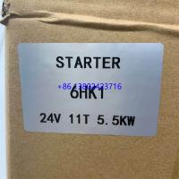 China Excavator ZX330 ZX360 SANY SY365 24V 11T 5.5KW Starter Motor 8-98141206-1 8980608540 for 6HK1 Engine for sale