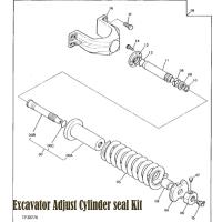 China High Quality EX60-1 EX60-2 EX60-3 Chain Adjust Cylinder Seal Kit for Hitachi Excavator EX60 Track Adjuster Cylinder Repair Kits for sale