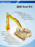 China Rubber Rotary ROI Swivel Joint Seal for Komatsu PC200-6 Center Joint Seal Kit Excavator Hydraulic Repair Seals for sale