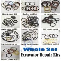 China R210LC-7 R210-7 R220-9S R220-9 R220LC-9S Joystick Seal Kit for  Excavator Pilot Valve Repair Kit Operating Lever O-ring for sale