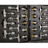 China Excavator Engine Parts Hydraulic Pressure Gauge Set Diagnostic Test Kits Tee Joint Box for sale