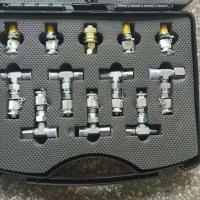 China For  Hitachi Komatsu Kobelco Hydraulic Pressure Gauge Diagnostic Test Kits Pressure Tee Joint Box Diagnostic Tool for sale