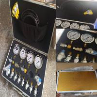 China Excavator Hydraulic Diagnostic Tool Gauge Hydraulic Pressure Gauge Kits Tee Joint Box for sale
