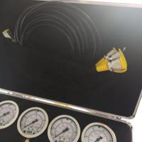 China Hydraulic Pressure Test Kit 4 Gauges for Excavators Pressure Gauge Diagnostic Tools for sale