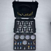 China Hydraulic Pressure Gauge Set Diagnostic Test Kits For Excavator Engine Parts for sale