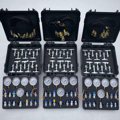 China Excavator Hydraulic Pressure Gauge Kits Excavator  Diagnostic Tool for for sale