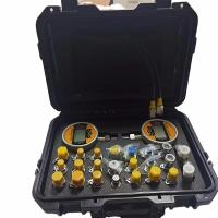 China 2 Gauges Hydraulic Pressure Gauge Set Diagnostic Test Kits for All Model Device Precision Digital Pressure Gauge for sale