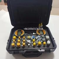 China 2 Gauges Hydraulic Pressure Gauge Set Diagnostic Test Kits for All Model Device Precision Digital Pressure Gauge for sale