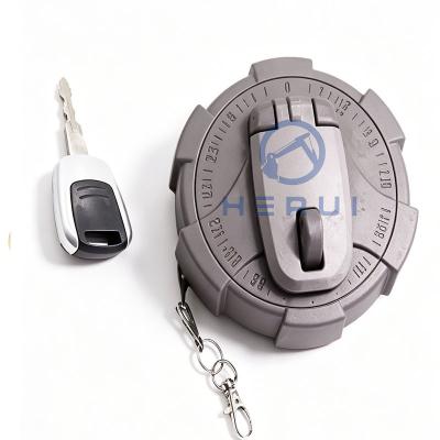 China 32M9-02130 32M902130 Fuel Tank Cap Excavator Parts with Key for R210LC9 R210W9 R140 160 290 for sale