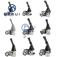 China JCB802 Excavator Hydraulic Operating Lever Joysticks Handle Assy With 1 Button for JCB for sale