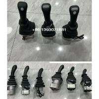 China Two Button 25990500 Excavator Controller Handle Joystick Control for Rexroth for sale