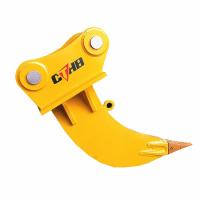 China Yellow Q345B ODM Excavator Ripper  Attachment Demolition Of Concrete Stumping for sale