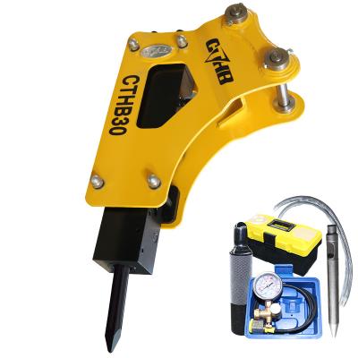 China 800bmp Side Type Hydraulic Breakers For Mini Excavators 20CrMo Hammer Rock Breaker for sale