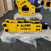 China 20CrMo Demolition Rock Breaker Yakai CTHB Hydraulic Breaker Hammer For 1-4.5ton Excavator for sale