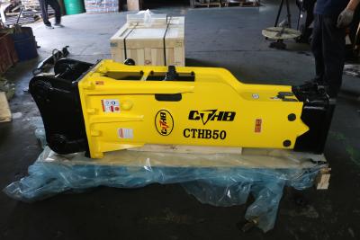China Chisel Dia 100mm Rock Breaker Yakai CTHB Hydraulic Breaker Hammer 20CrMo For Excavator for sale